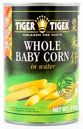 Tiger Tiger Corn Baby Cobs in salt water 200g